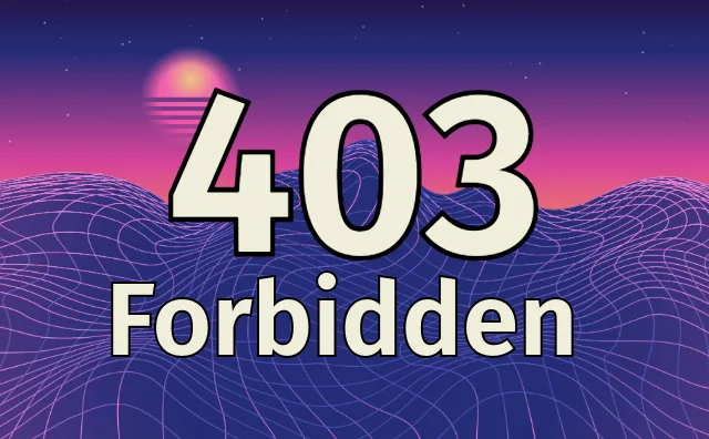 403 Forbidden 403 Forbidden Op Je Site: Zo Repareer Je De Foutmelding